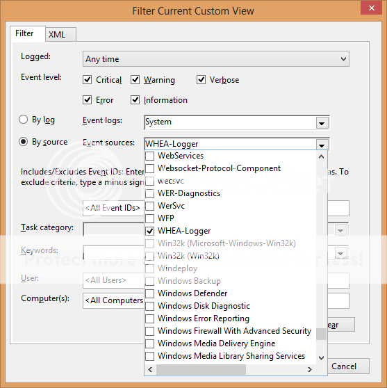 WHEA event logger? | AnandTech Forums: Technology, Hardware, Software ...