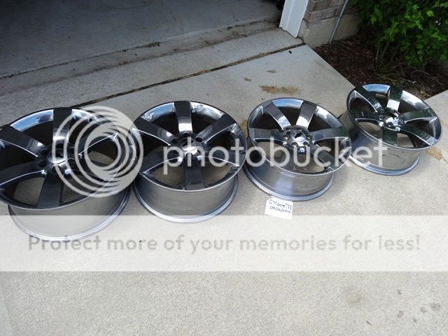 FS: 20" x 8" & 20" x 10" Factory Rep "Black Chrome" Rims | Chevy ...