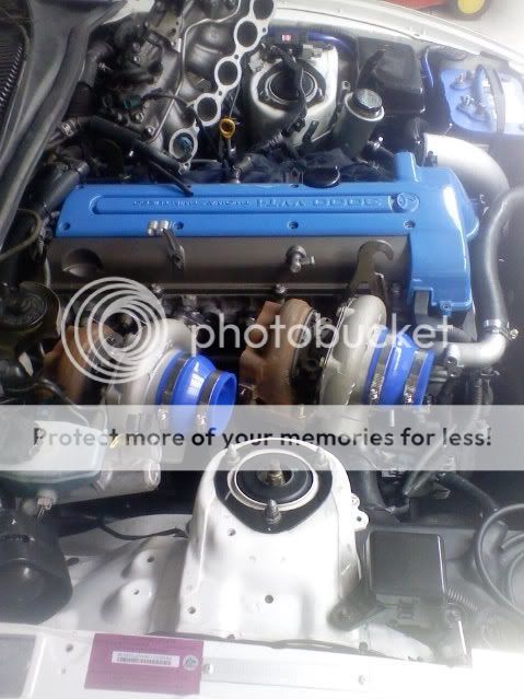 my gt 2871 twin turbo upgrade - Under the bonnet - SupraForums.com.au