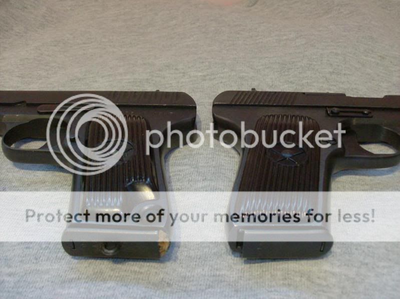 side by side comparo Tokarev TT33 and Norinco M213 (PICS warning ...