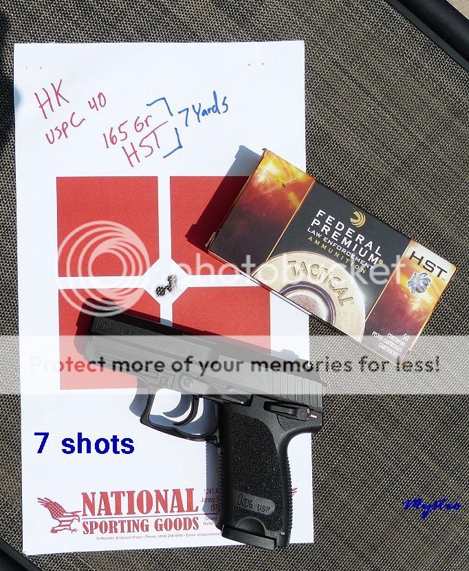 USPc 40 really likes HST ammo..... | HKPRO Forums