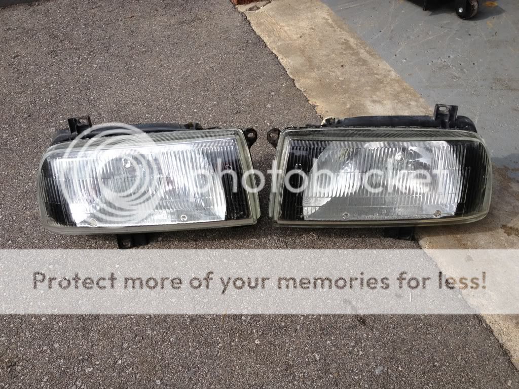 FS: MK3 Jetta Black Housing Headlights | VW Vortex - Volkswagen Forum