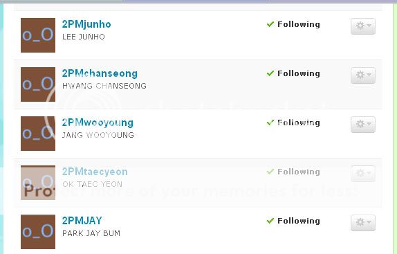 [INFO] 2AM + 2PM Have Official Twitter Accounts | ♥ KPOP JJANG 짱